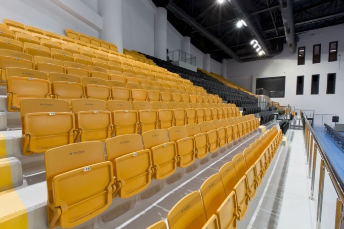 Omega 103 Cup Holder Stadium Seat - Fixed Seating - Seatorium™